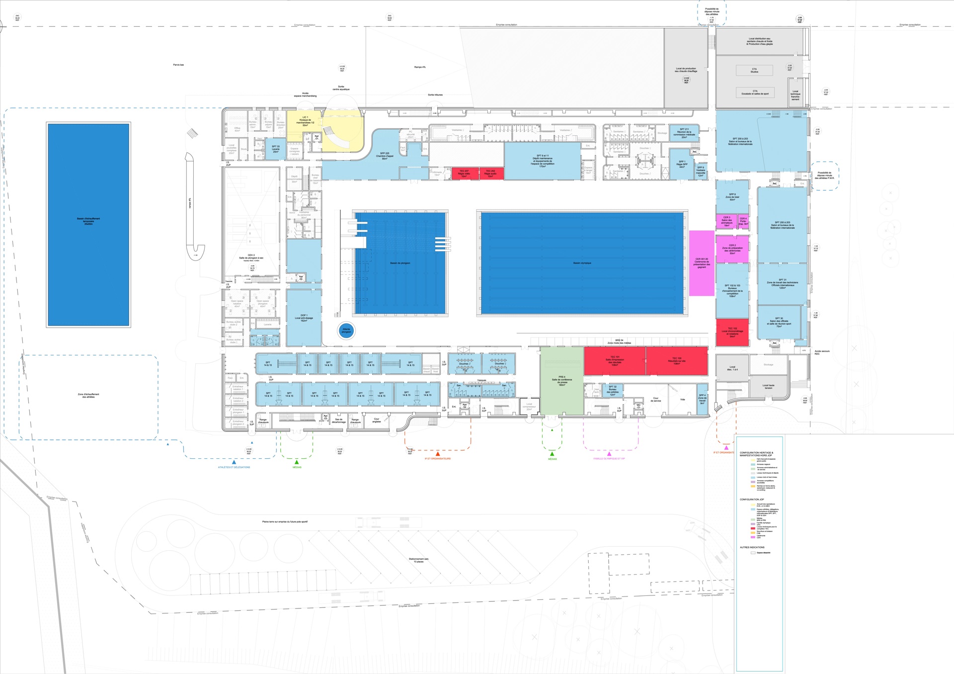 Ground floor (Olympics mode) Level 1 (Olympics mode) Level 2 (Olympics ...
