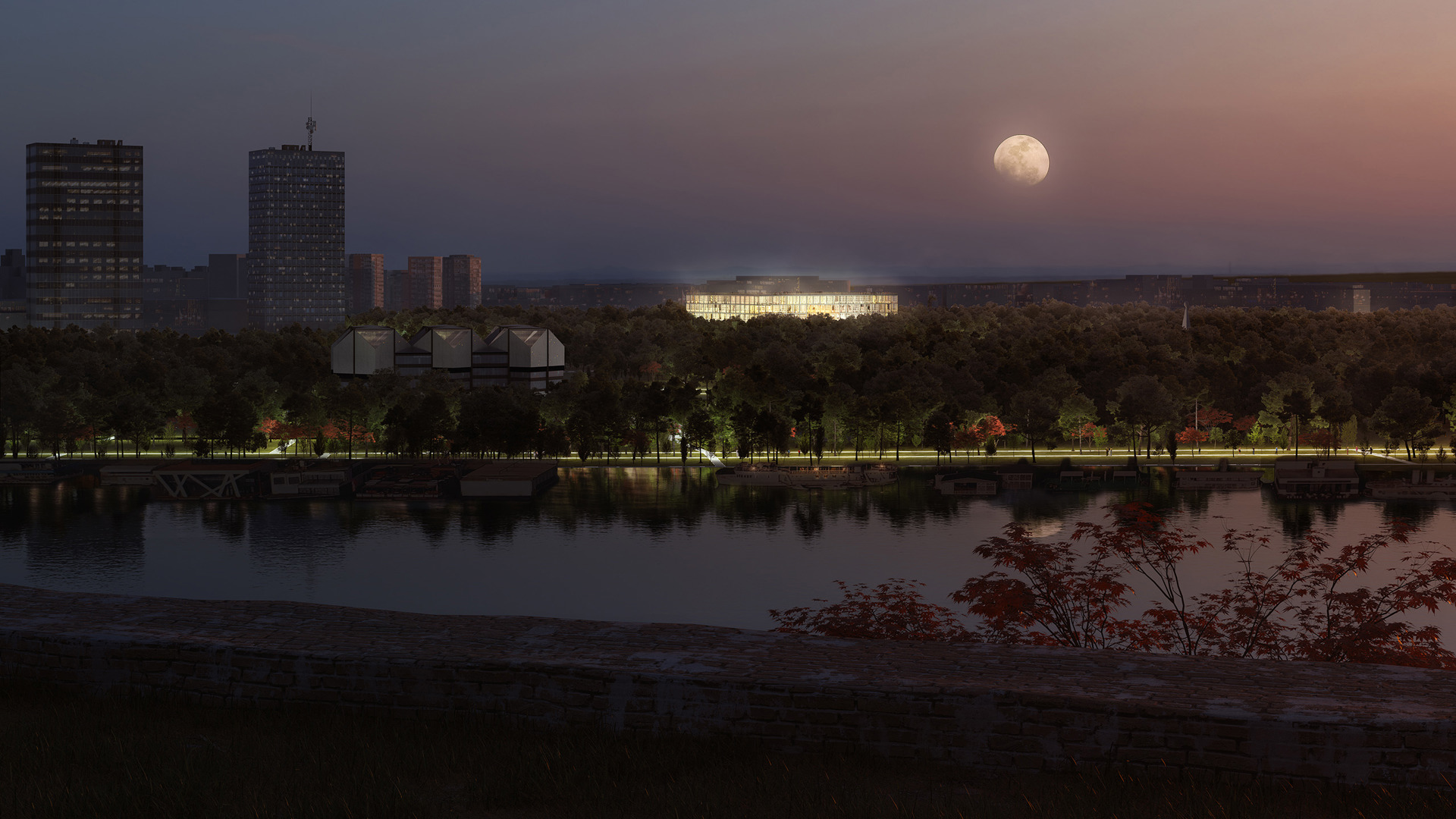 Plan: ground floor Plan: podium level